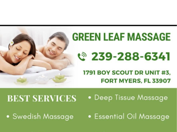 Book a massage with Green leaf massage | Fort Myers FL 33907