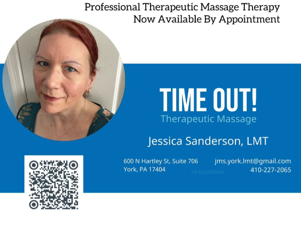 Book a massage with Time Out! Massage | York PA 17404